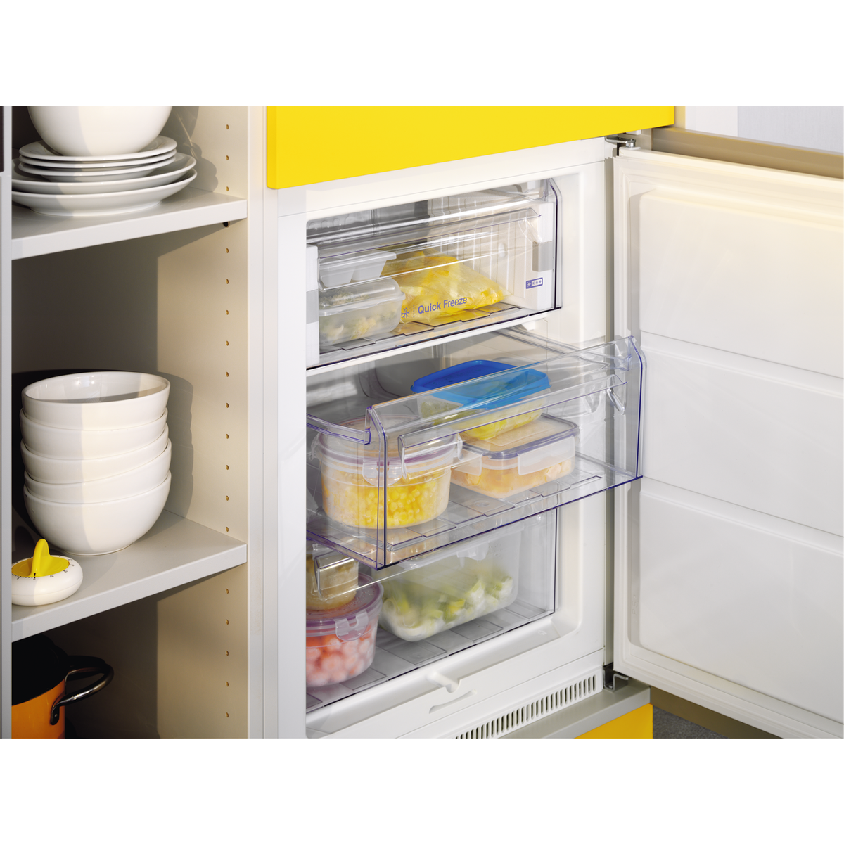 Εντχιζόμενος ψυγειοκαταψύκτης - ZBB28441SA | Zanussi